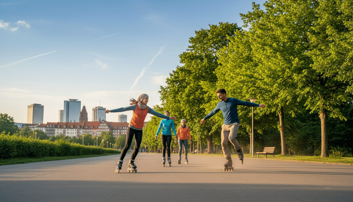 Inline Skates für Fitness und Freizeitfahrten